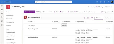 Power Automate Approval Process