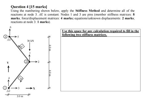 solved question 4 [15 marks] using the numbering shown below apply