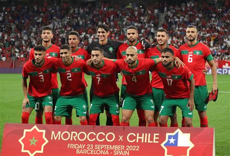 La Selección De Marruecos En El Mundial De Qatar Mundial Qatar 2022