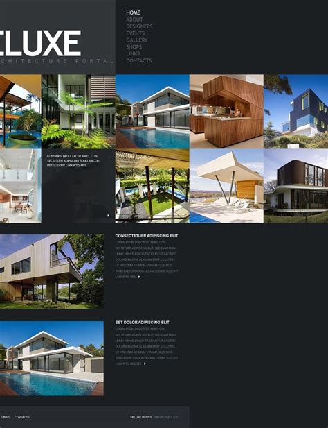 Architecture Psd Template Architecture Psd Template Psd Templates