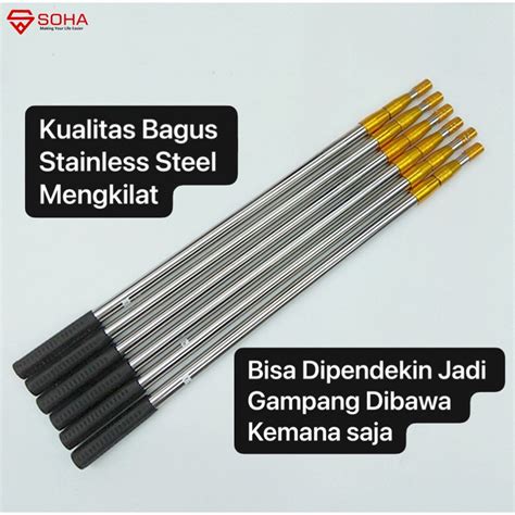 Jual Pck 10 5 Meter Alat Pemetik Buah Tongkat Tinggi Stik Serbaguna