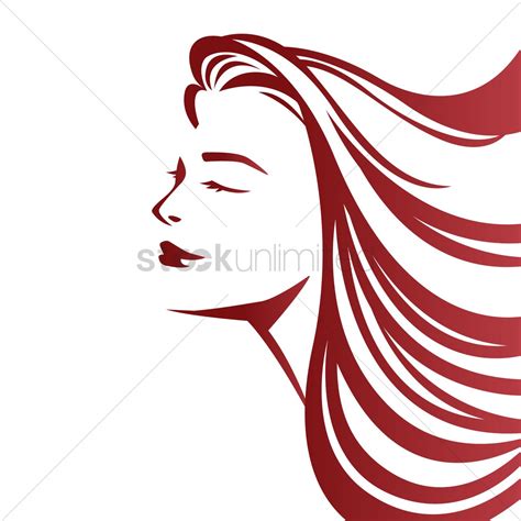 Flowing Hair Vector At Collection Of Flowing Hair
