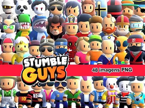 Kit Digital Stumble Guys Kit0076 Elo7 Produtos Especiais