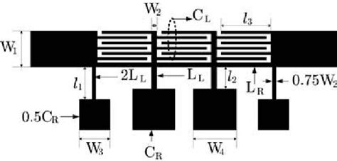 Layout Of The D Crlh Tl Download Scientific Diagram