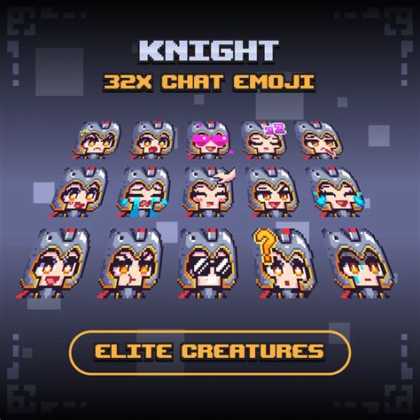 32x 16x Minecraft Discord And Streamer Knight Emojis Mcmodels