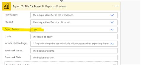 How To Export Power Bi Reports Into Pdf From Power Power Platform