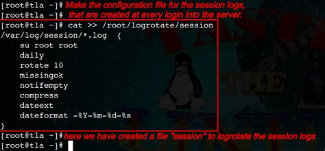 logrotate in linux with example taste the linux