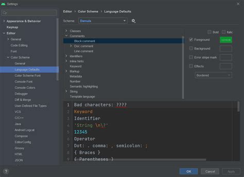 How Do I Change The Comment Colors In Android Studio Stack Overflow