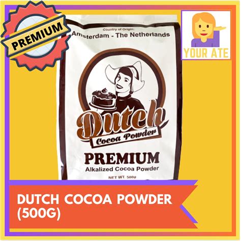 Dutch Premium Alkalized Cocoa Powder 500g Shopee Philippines