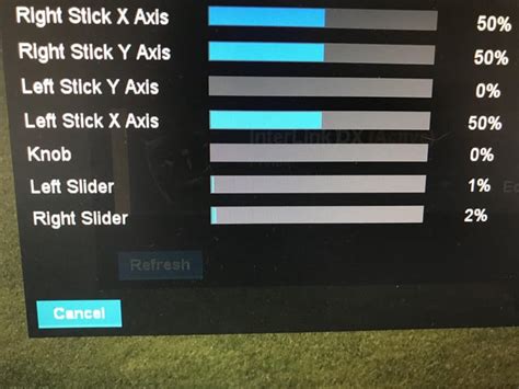 Is It Normal For The Sliders Of The Interlink Dx Simulator Controller To Not Go All The Way To 0