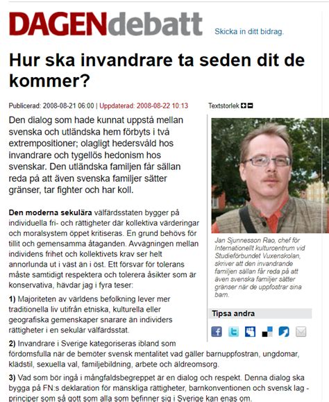 Inlägg Om Integration Från 2008 Sjunne [ Dot ] Com