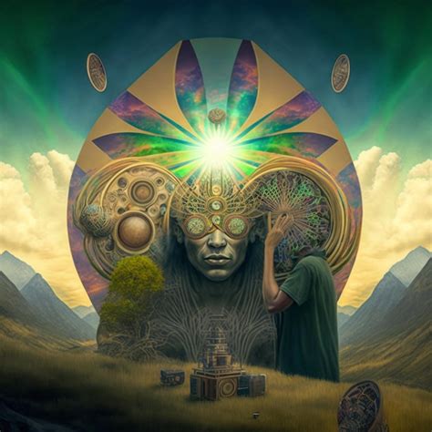 Premium Ai Image Hippie Music Festival Psychedelic Concept Art
