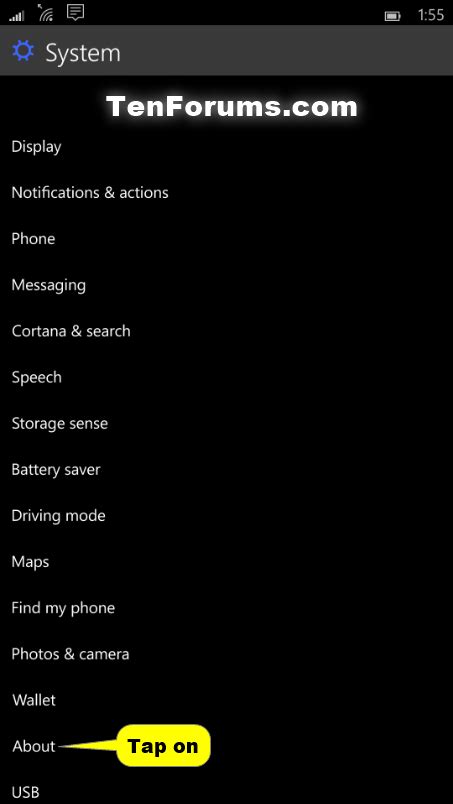 Change Device Name In Windows 10 Mobile Phone Tutorials