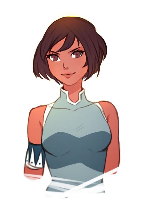 Safebooru 1girl Armband Avatar The Last Airbender Bangs Bare Shoulders Blue Shirt Breasts