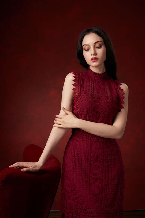Lady In Red By Alexander Vinogradov 500px