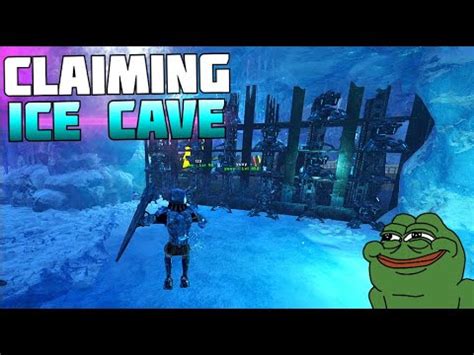 Building Ice Cave And Raiding Everyone Ark Pvp Youtube