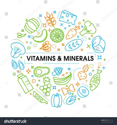 Healty Food Background Representing Stock Vector Royalty Free
