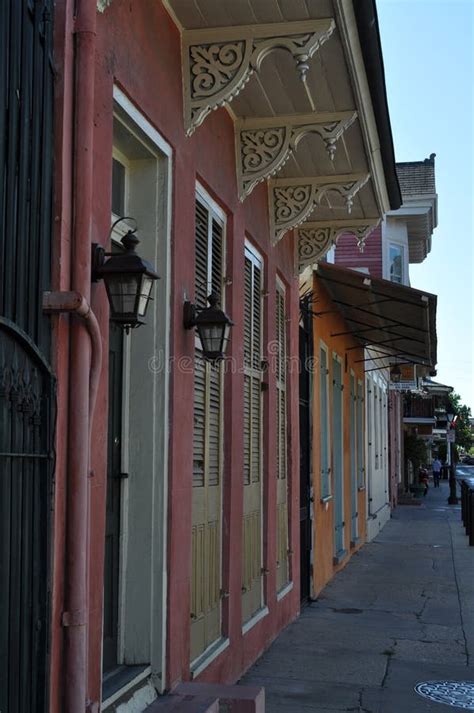 Decorative Brackets On An Old New Orleans House Stock Image Image Of