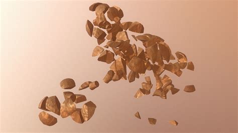 3d Model Molecule Exploding Vr Ar Low Poly Animated Cgtrader