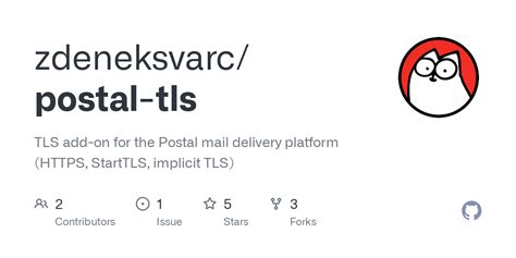 Github Zdeneksvarcpostal Tls Tls Add On For The Postal Mail
