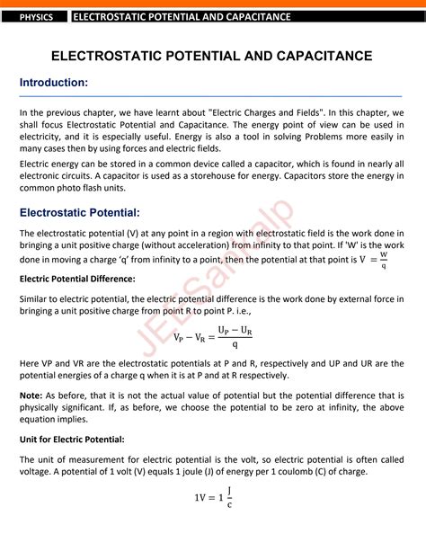 Solution Chapter 2 Electrostatic Potential And Capacitance Watermark