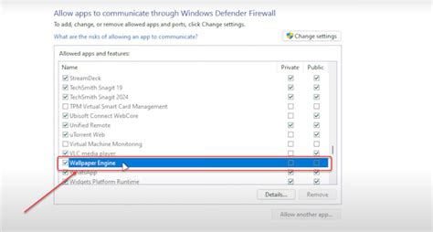 Allow Firewall Wallpaperengine Ss3 Candid Technology