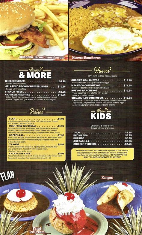 Menu At Los Dos Compadres Restaurant Washougal 701 E St