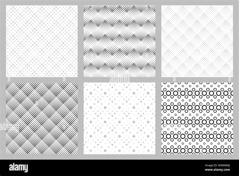 Seamless Geometrical Ring Pattern Background Design Collection