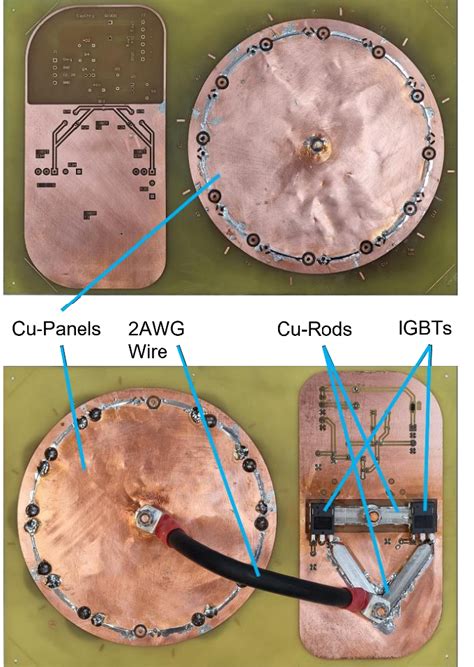 TOP AND BOTTOM SIDE OF THE POWER PCB Download Scientific Diagram