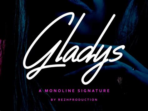 Gladys Font Fonts U