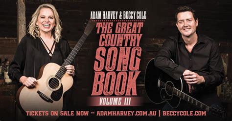 Adam Harvey And Beccy Cole Together Again In Concert At Lizottes