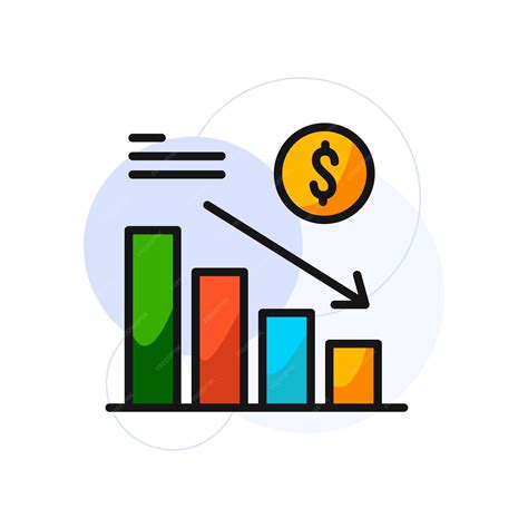 Premium Vector Decrease Illustration Design Vector Illustration