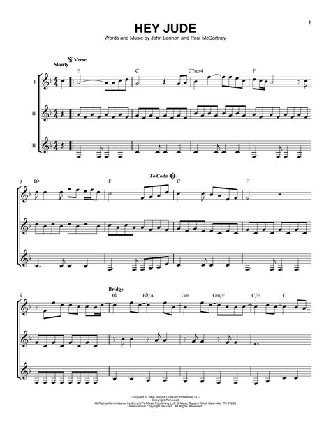 Hey Jude By The Beatles Guitar Ensemble Guitar Instructor