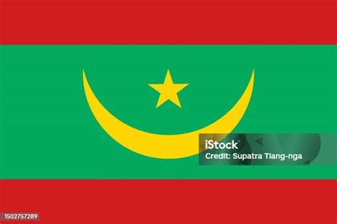 모리타니 국기 디자인 모양입니다 모리타니의 국기 디자인 모양 0명에 대한 스톡 벡터 아트 및 기타 이미지 0명 3차원 형태 국가 지리적 지역 Istock