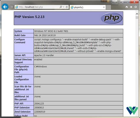 Windows Httpd Php
