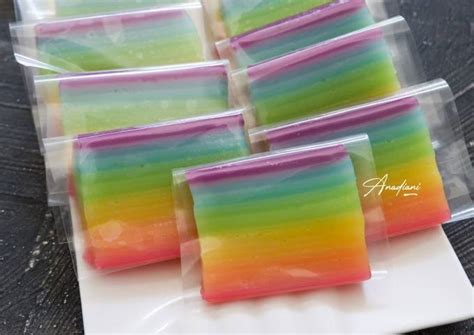 Resep Kue Lapis Sagu Rainbow Oleh Safs Oemar Ana Cookpad