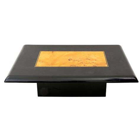 Mesa De Centro Siglo Xx Elaborada En Madera Laqueada Cuenta Con