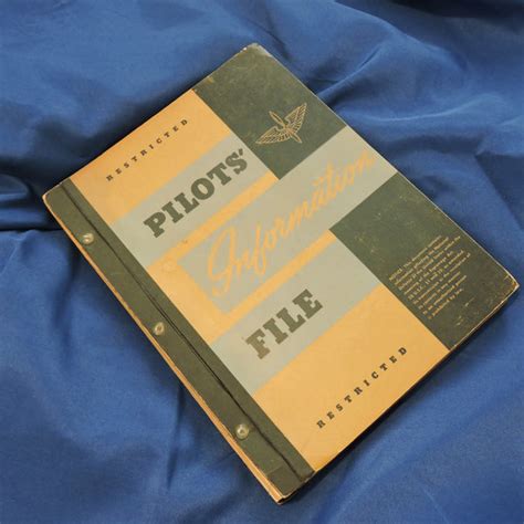 Pilots Information File Usaaf May 1943 Aeroantique
