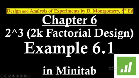 2k Factorial Design In Minitab 2 3 Factorial Design Main Effects