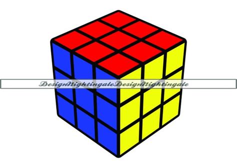 Rubiks Cube 3 Svg Rubiks Cube Clipart Rubiks Cube Files For Etsy New