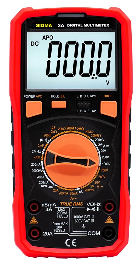Digital Multimeter Sigma 3a Trms 4 12 Digit With Calibration