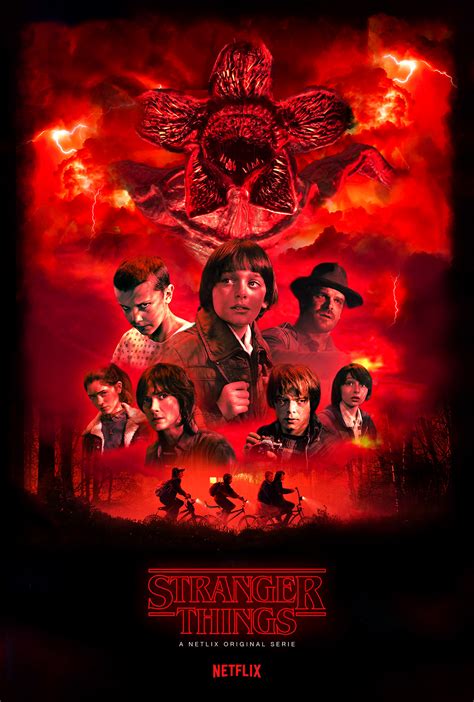 Stranger Things Saison 1 Alternative Poster Behance