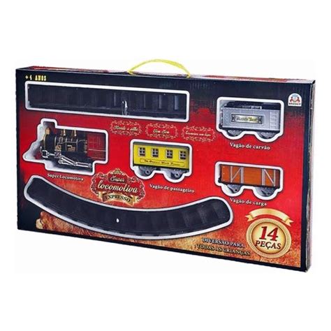 Super Locomotiva Expresso Ferrorama Braskit 8004 Shopee Brasil