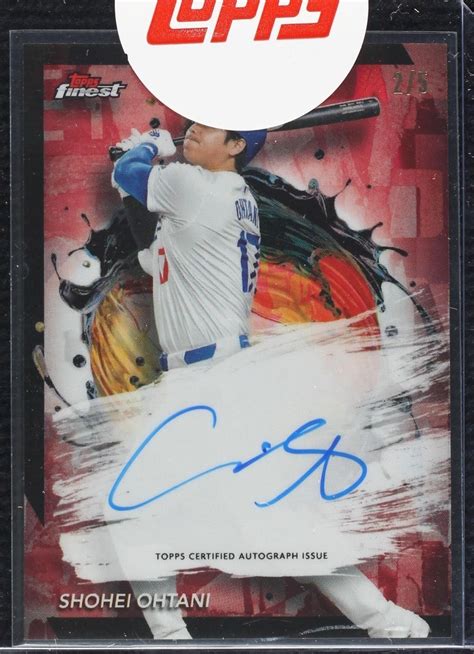 2024 Topps Finest Finest Mystery Redemption Autographs Shohei Ohtani