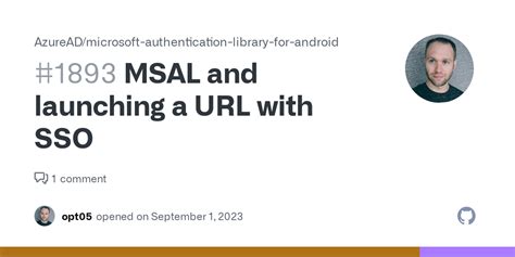 MSAL And Launching A With SSO Issue 1893 AzureAD Microsoft
