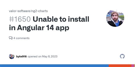 Unable To Install In Angular 14 App · Issue 1650 · Valor Softwareng2