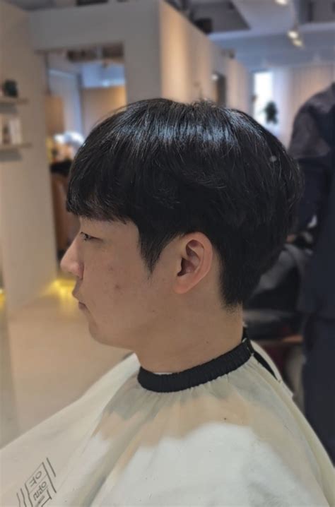 광교미용실 남자머리 시스루쉐도우펌 아이롱펌으로 댄디컷 완성 네이버 블로그