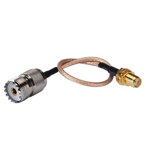 ALLISHOP SMA Female To UHF SO239 PL259 Female RG316 Adapter Cable 1M