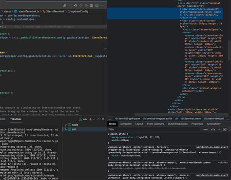 When Terminal Default Location Is Editor Terminals In The View Have Their Background Color Set