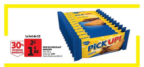 Promo Pick Up Chocolat Bahlsen Chez Auchan ICatalogue Fr